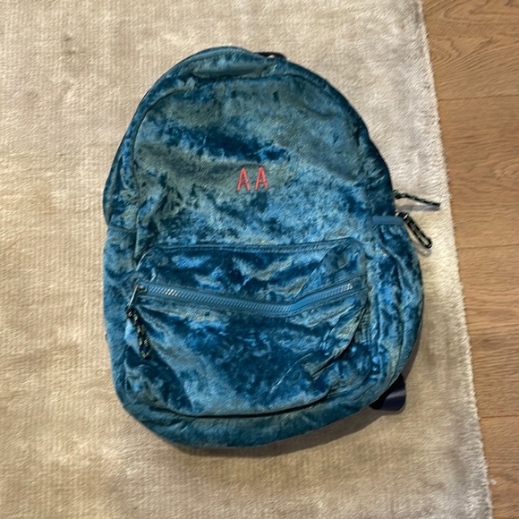 Crewcuts | Accessories | Crewcuts Blue Crushed Velvet Style Backpack ...